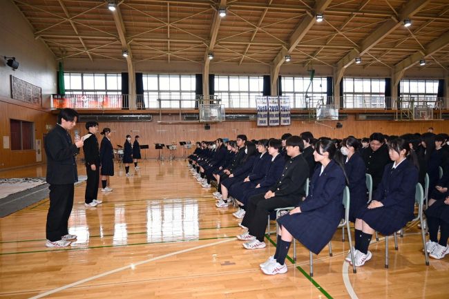 3年生の就職活動や大学受験を激励 帯南商高 | 十勝毎日新聞電子版－Tokachi Mainichi News Web